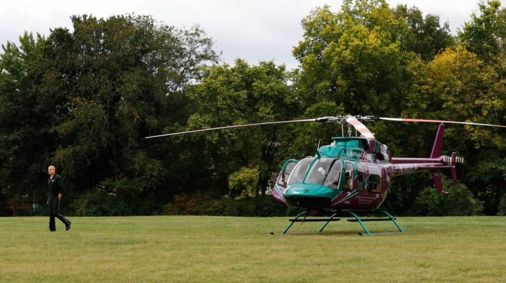 Gallery: Life Flight helicopter visits paramedic students | The Campus ...