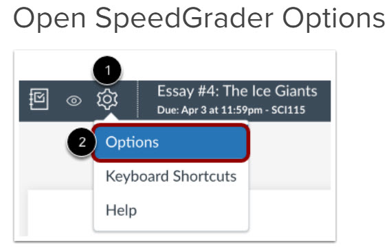 Speedgrader 1 – Teaching & Learning