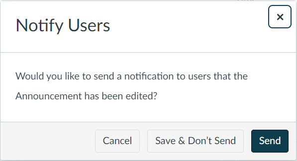 announcement – Teaching & Learning